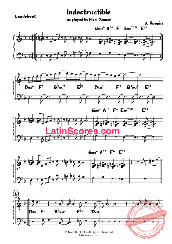 Indestructible - Nicki Denner • LatinScores.com